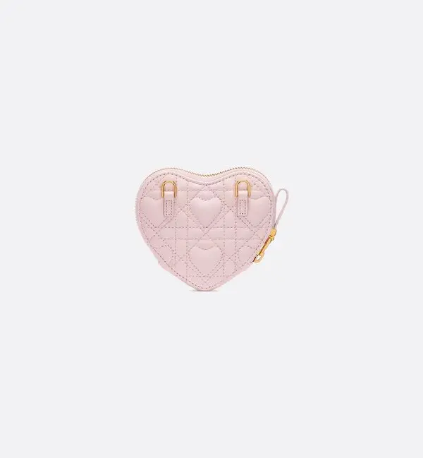 Dior Caro Heart-shaped Chain Clutch
