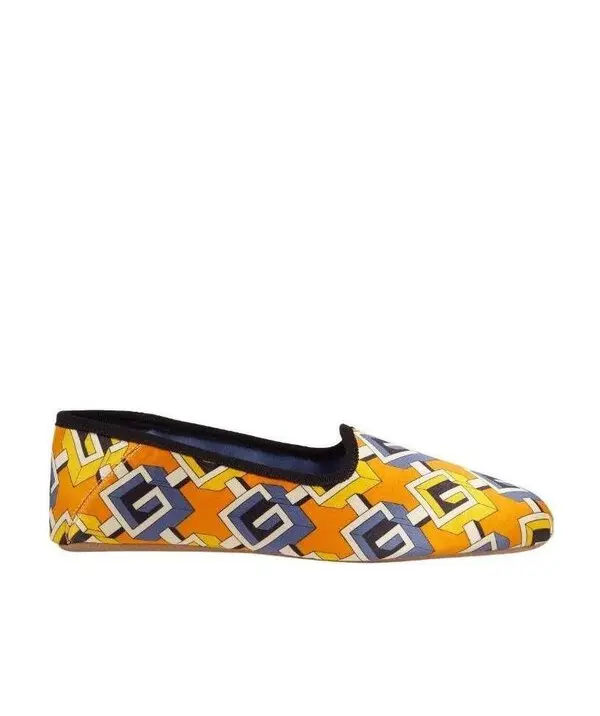 Gucci Geometric G-printed Casual Loafers - Multicolor