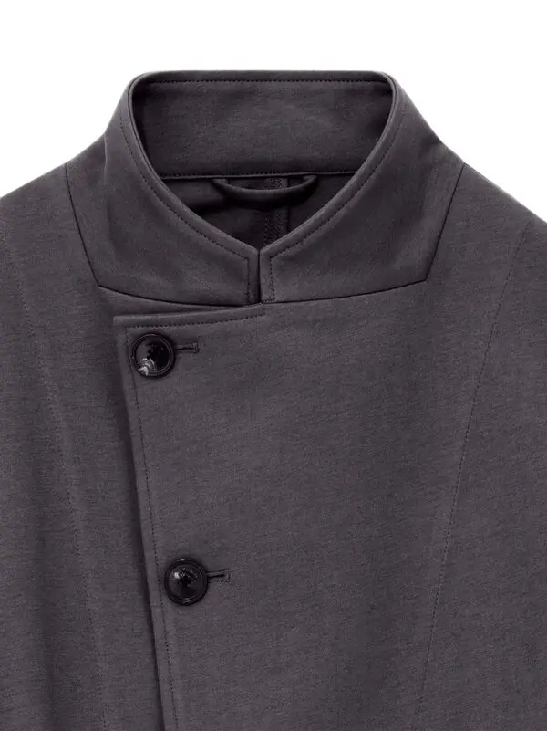 Emporio Armani Long-sleeved Asymmetrical Button-up Jacket - No