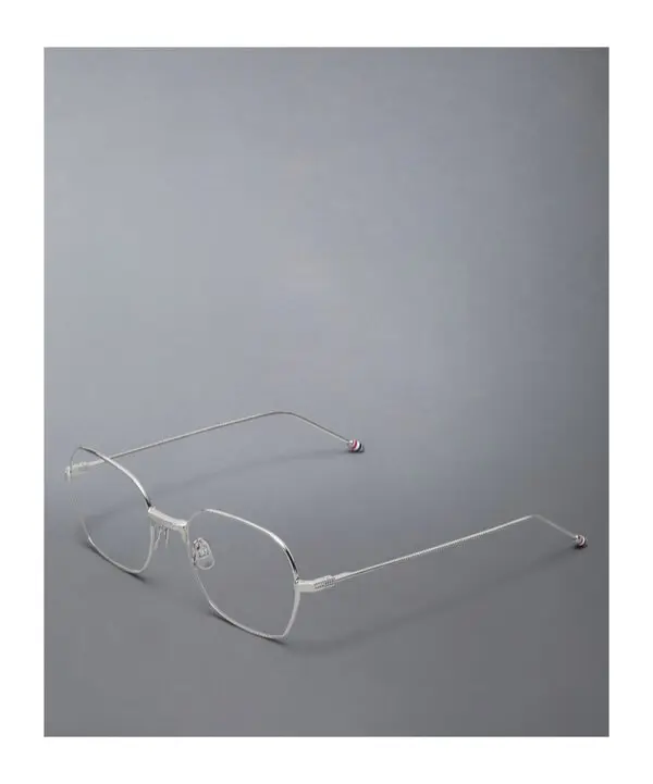 Thom Browne Titanium Rectangular Eyeglasses