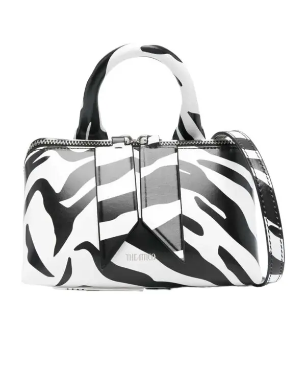 Attico Friday" Handbag - White/black