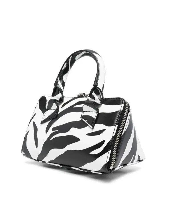 Attico Friday" Handbag - White/black