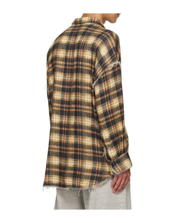 R13 Plaid Shirt - Brown