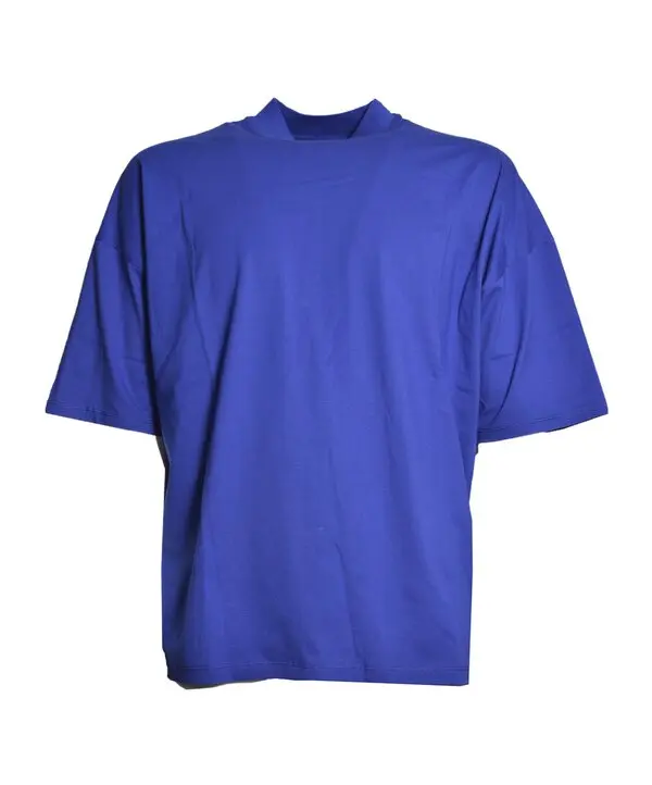 JIL SANDER Mock Neck Straight Hem T-shirt