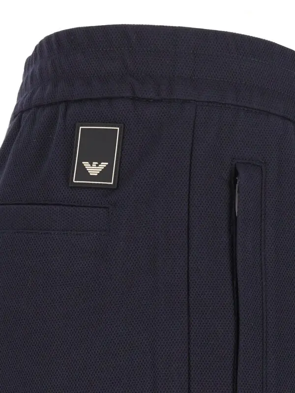 Emporio Armani Elastic-waist Athletic Pants