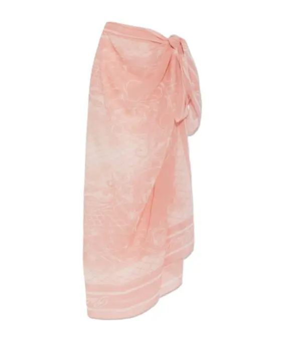 Balmain Patterned Beach Skirt