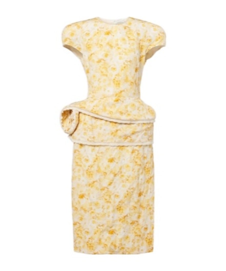 Magda Butrym Floral Blend Midi Dress