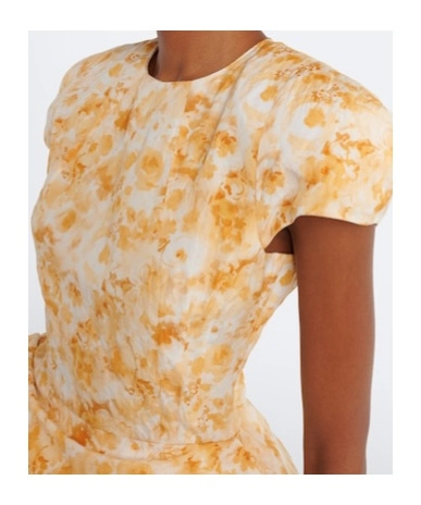 Magda Butrym Floral Blend Midi Dress
