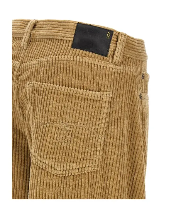 R13 Wide-leg Casual Trousers