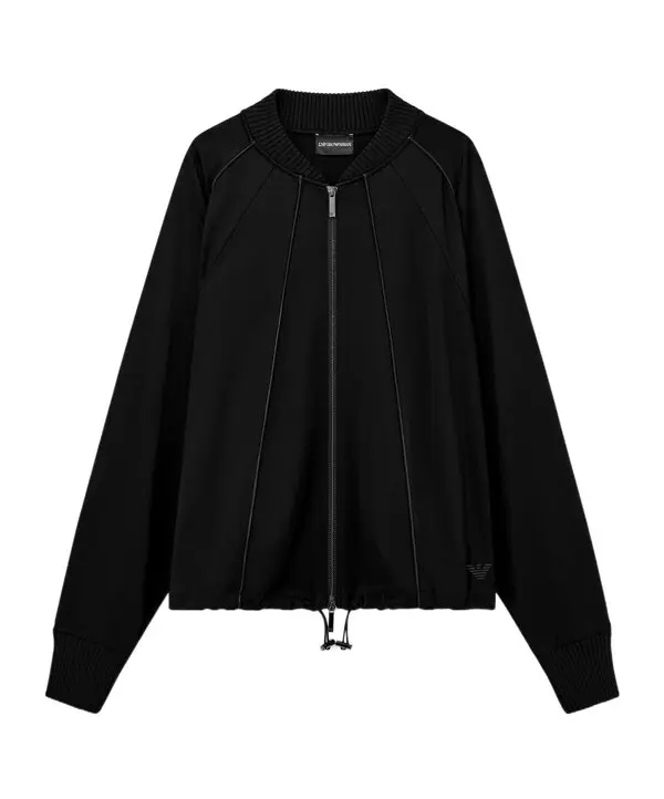 Emporio Armani Punto Milano Jersey Blouson Jacket
