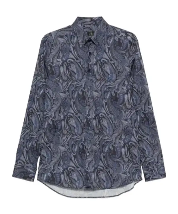 Etro Paisley Roma Logo Shirt