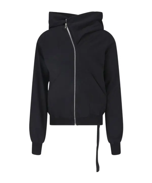 Rick Owens Drawstring Zipped Cardigan