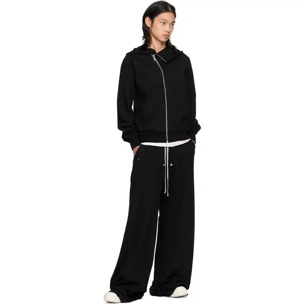 Rick Owens Drawstring Zipped Cardigan