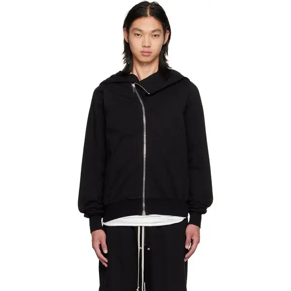 Rick Owens Drawstring Zipped Cardigan