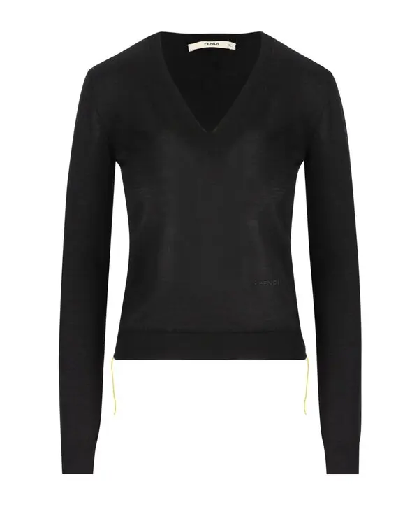 Fendi V-neck Cashmere-blend Sweater