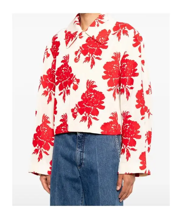 Dries Van Noten Long-sleeved Printed Jacket