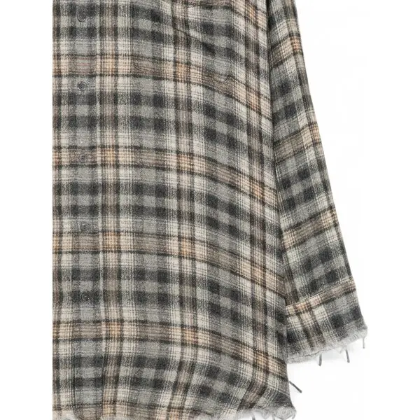 R13 Plaid Long Sleeve Shirt