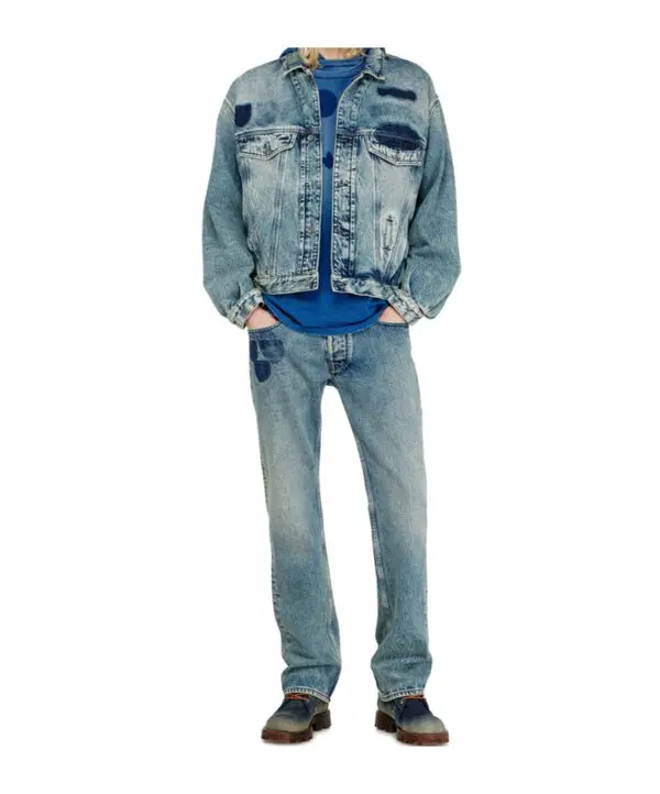 DIESEL® T-shirt With Shadow-effect Patches