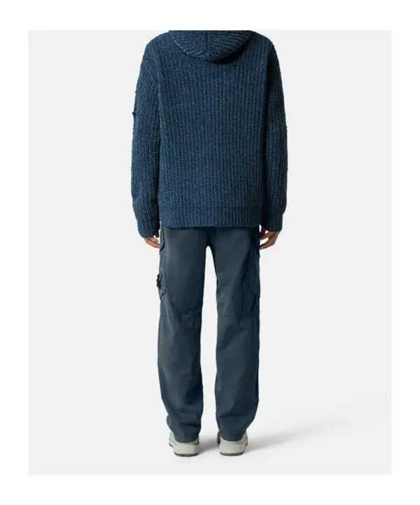 Stone Island Loose-fit Cargo Trousers With Snap Pockets