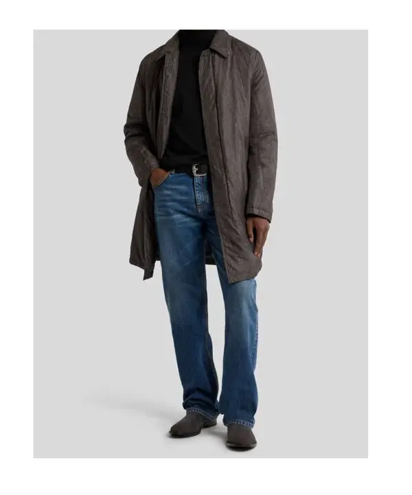 Etro Padded Raincoat With Arnica Motif