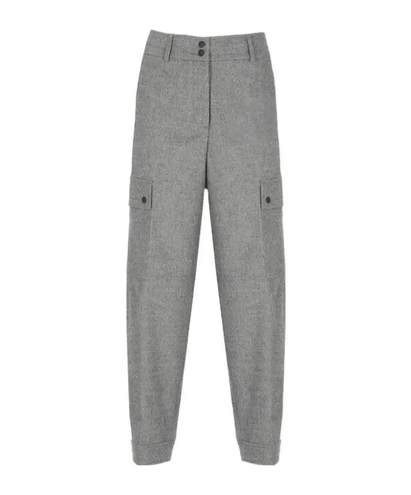 Peserico Belted Cargo Trousers