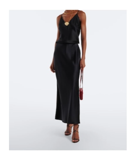 JOSEPH Isaak Silk Satin Maxi Skirt