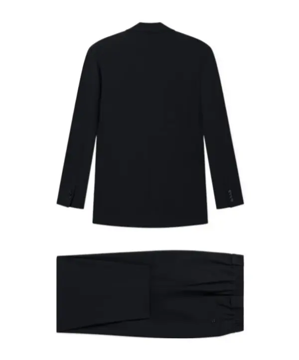 Giorgio Armani Suit Oversized Fit In Pure Virgin Wool Crepe