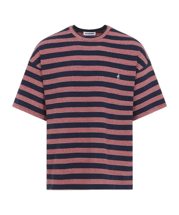 JIL SANDER Striped Crewneck T-shirt - No