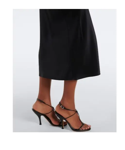 JOSEPH Cloe Silk Satin Midi Dress
