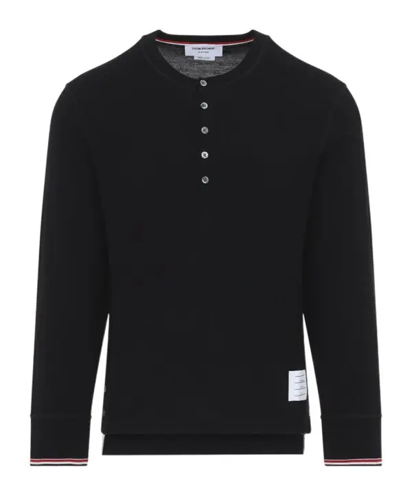 Thom Browne Rwb Striped Knitted Top