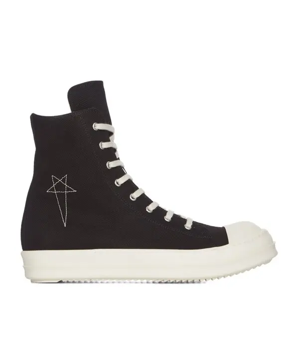 Rick Owens High-top Sneakers With Side Zip