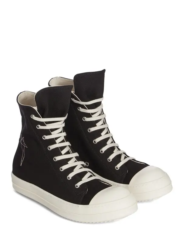 Rick Owens High-top Sneakers With Side Zip
