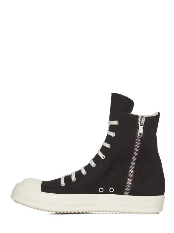 Rick Owens High-top Sneakers With Side Zip