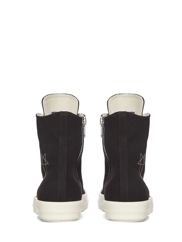 Rick Owens High-top Sneakers With Side Zip