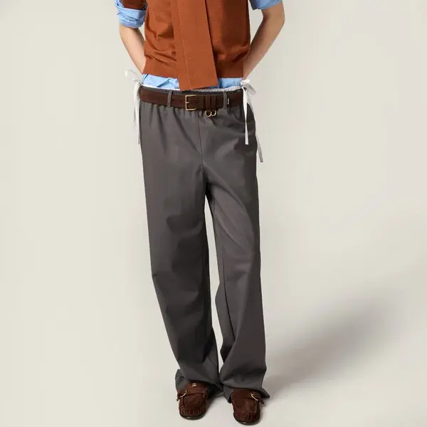 Miu Miu Stretch Wool Pants