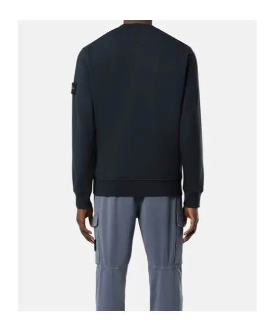 Stone Island Regular-fit Crewneck Sweatshirt With Raglan Sleeves