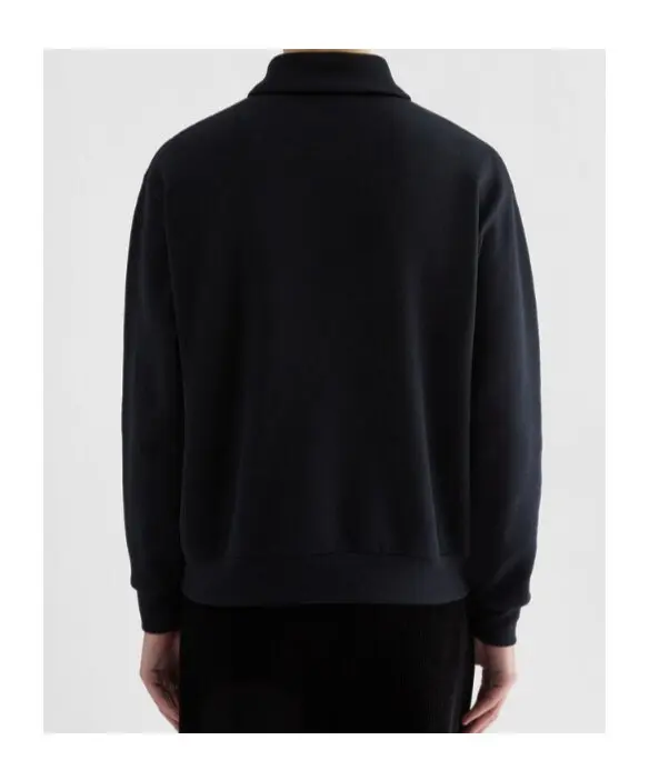 JIL SANDER Cotton Blend Polo Sweatshirt