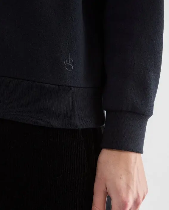 JIL SANDER Cotton Blend Polo Sweatshirt