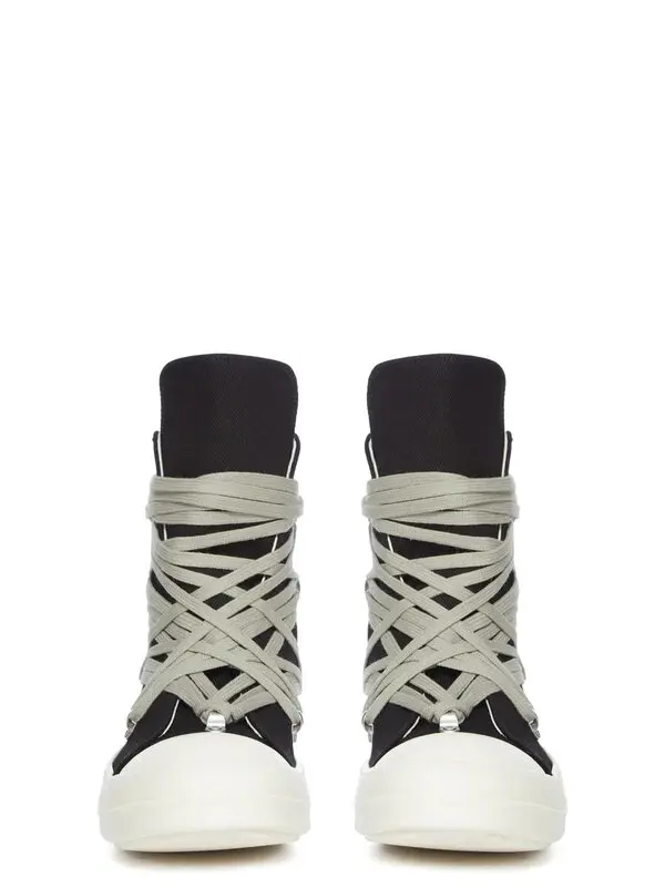 Rick Owens Megalace High Top Sneakers