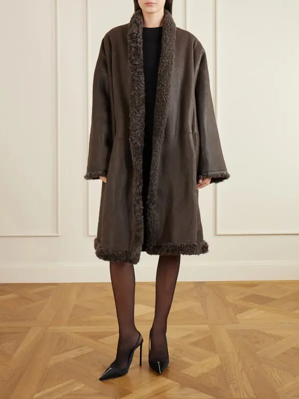 TOM FORD Reversible Shearling And Leather Coat