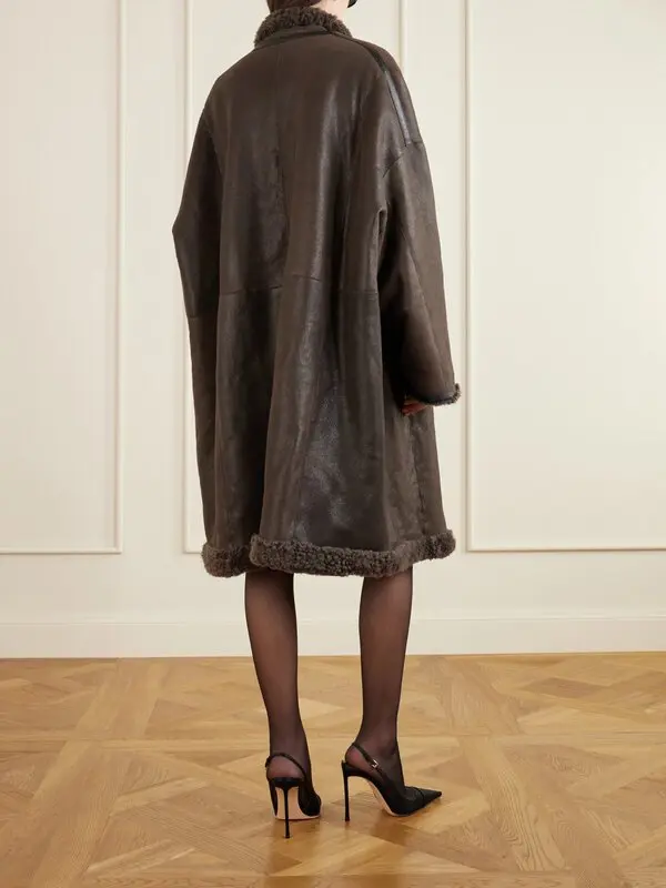 TOM FORD Reversible Shearling And Leather Coat