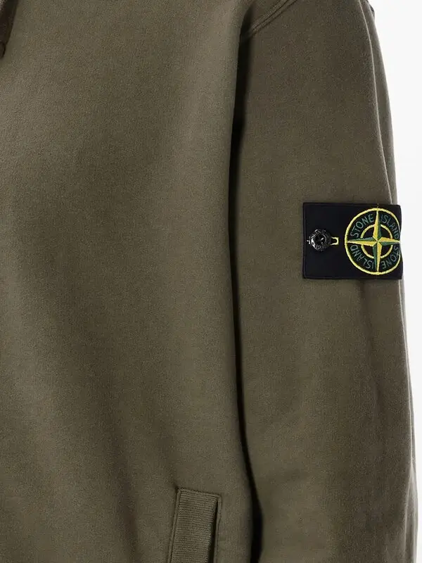 Stone Island Full Zip Hooded Sweatshirt