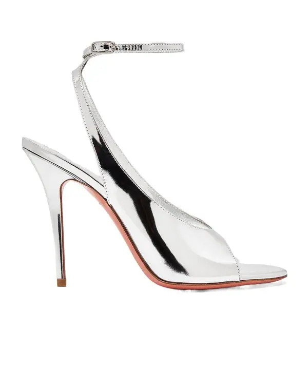 Amina Muaddi Anok Sandal 105 Mirror