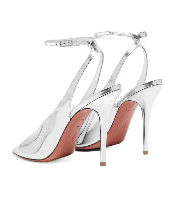 Amina Muaddi Anok Sandal 105 Mirror