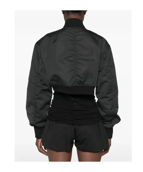 Balenciaga Cropped Bomber Jacket