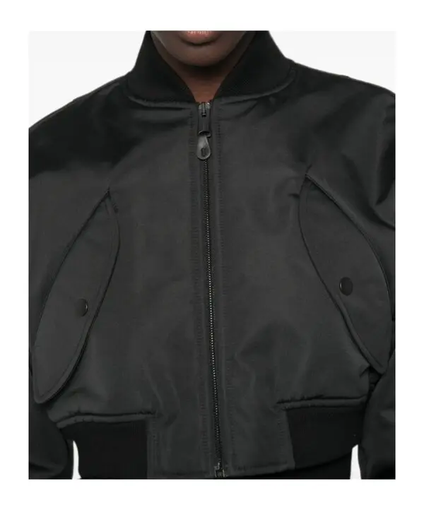 Balenciaga Cropped Bomber Jacket