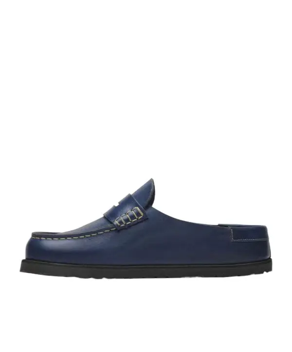BIRKENSTOCK Naples Loafer Mules - Midnight Blue
