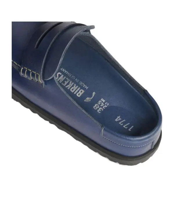 BIRKENSTOCK Naples Loafer Mules - Midnight Blue