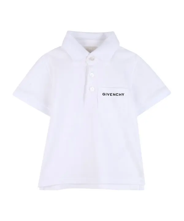 Givenchy Logo-embroidered Piqué Polo Shirt - White
