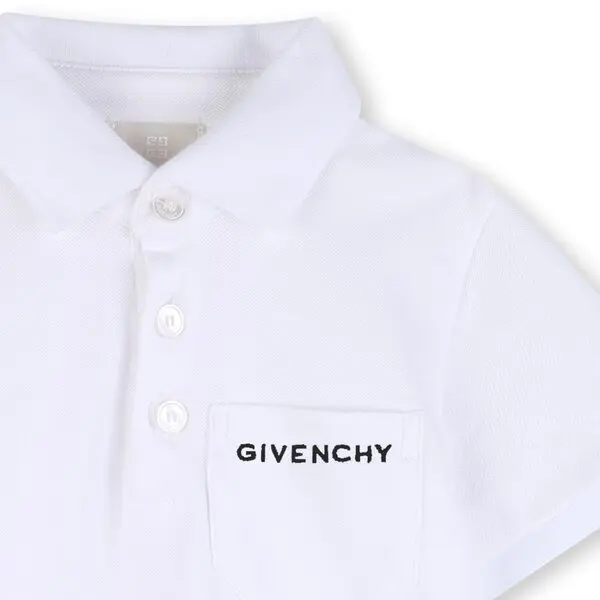 Givenchy Logo-embroidered Piqué Polo Shirt